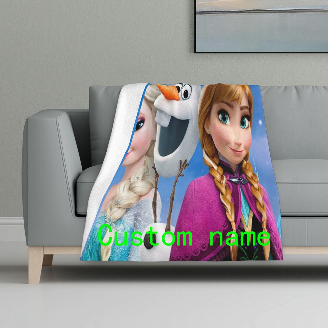 Personalized Olaf's Frozen Adventure Blanket, Blankets, Blanket ...