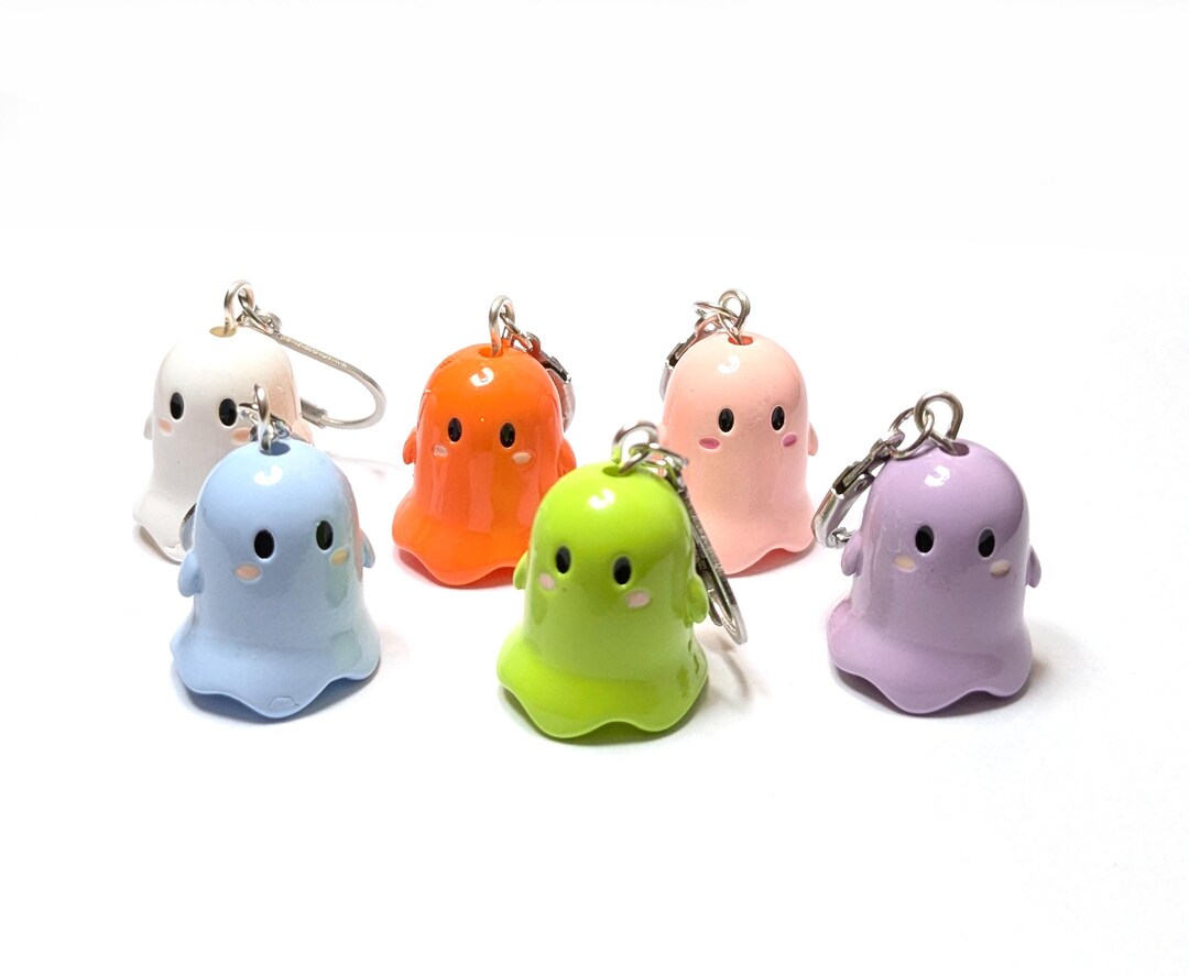 6 Ghost Stitch Markers Halloween Cute - Etsy