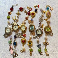 Vintage Design Charm Watch Bracelet | Unique Button Bead Bracelets ...