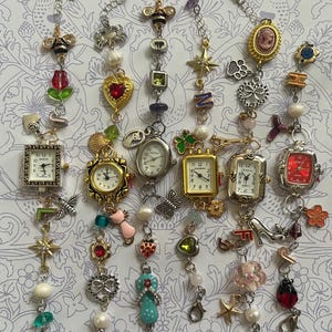 Charm Watch Bracelets - Etsy