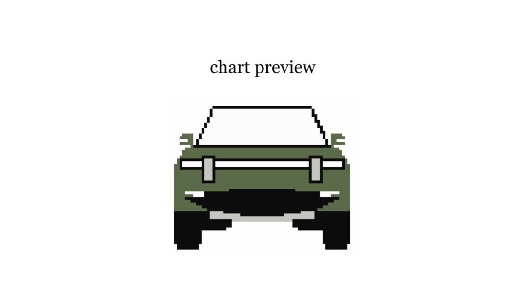 Rivian Needlepoint Digital Chart - Etsy Australia