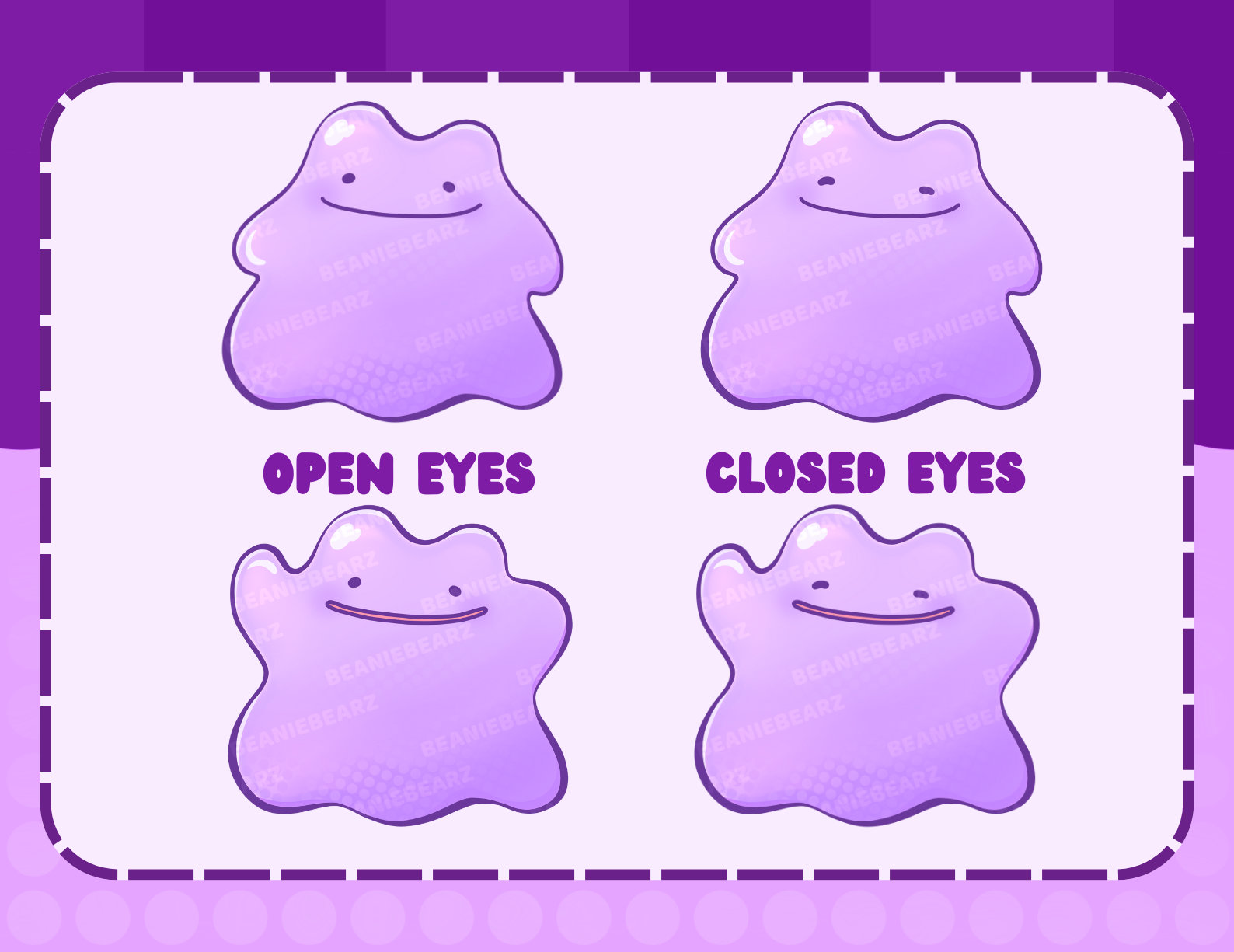 Pngtuber - Ditto | Twitch | Youtube | Stream Asset | Chibi | Cute ...