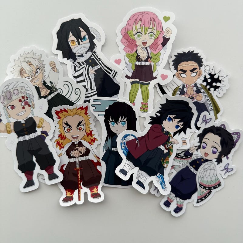 Kimetsu No Yaiba Sticker - Etsy