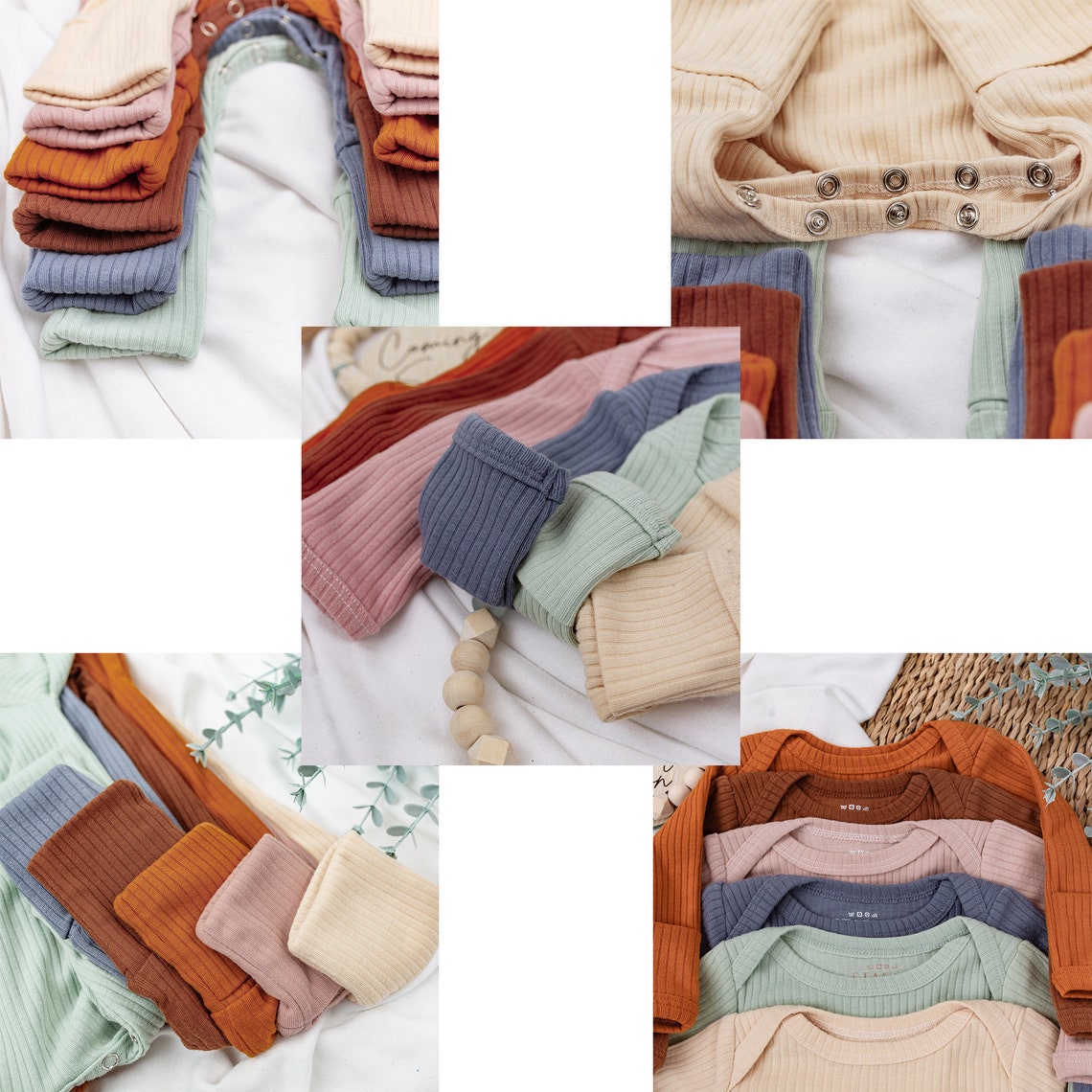 Personalized New to the Crew Baby Bodysuit Set, Cute Baby Clothing ...