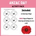 Anzac Day Colouring Sheets, Anzac Day Crafts, Anzac Day Art, Anzac Day ...
