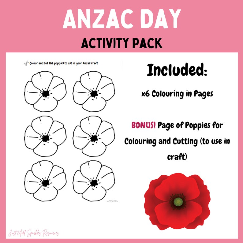Anzac Day Colouring Sheets, Anzac Day Crafts, Anzac Day Art, Anzac Day ...