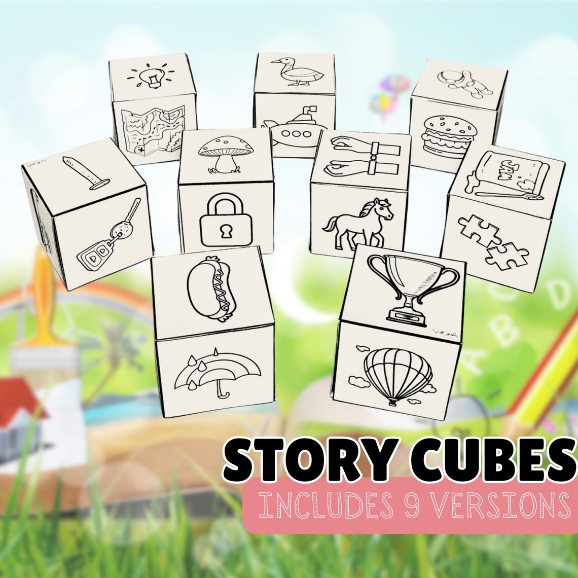 Story Cubes | Story Telling | Storytelling Game | Storytelling Dice ...
