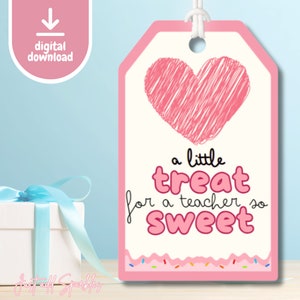 Teacher Appreciation Thank You Gift Tag Printable | Teacher ...