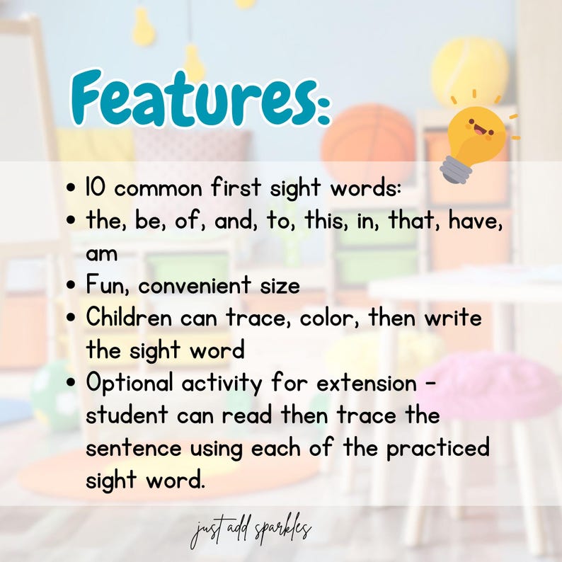 Sight Words Book, Top 10 Sight Words, Beginner Writer, Writing Practice ...