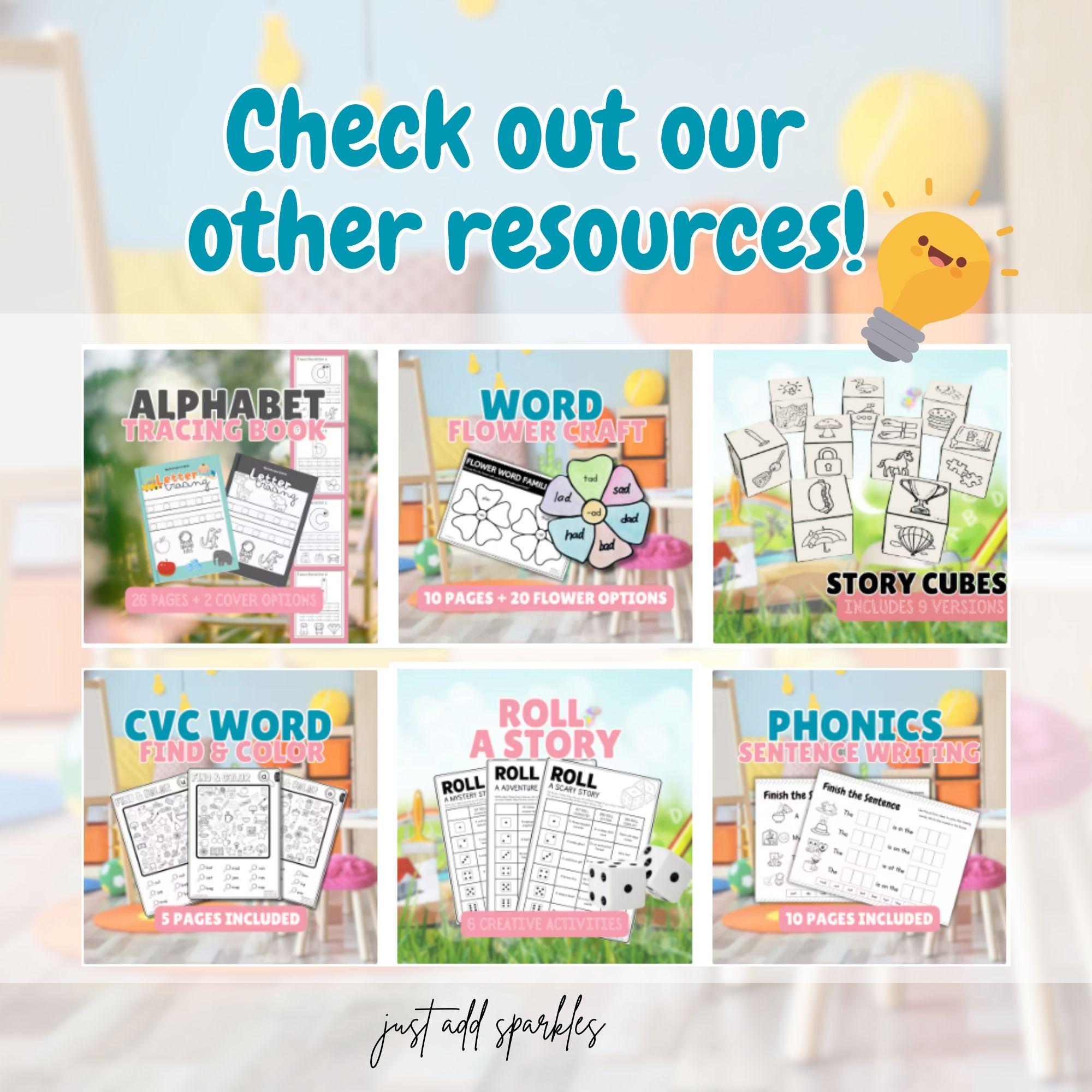 Learn to Read CVC Words, Kindergarten Reading, CVC Word Family Lists ...