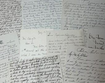 Grab Bag Bundle of 1920s Handwritten Letters for Junk Journaling ...