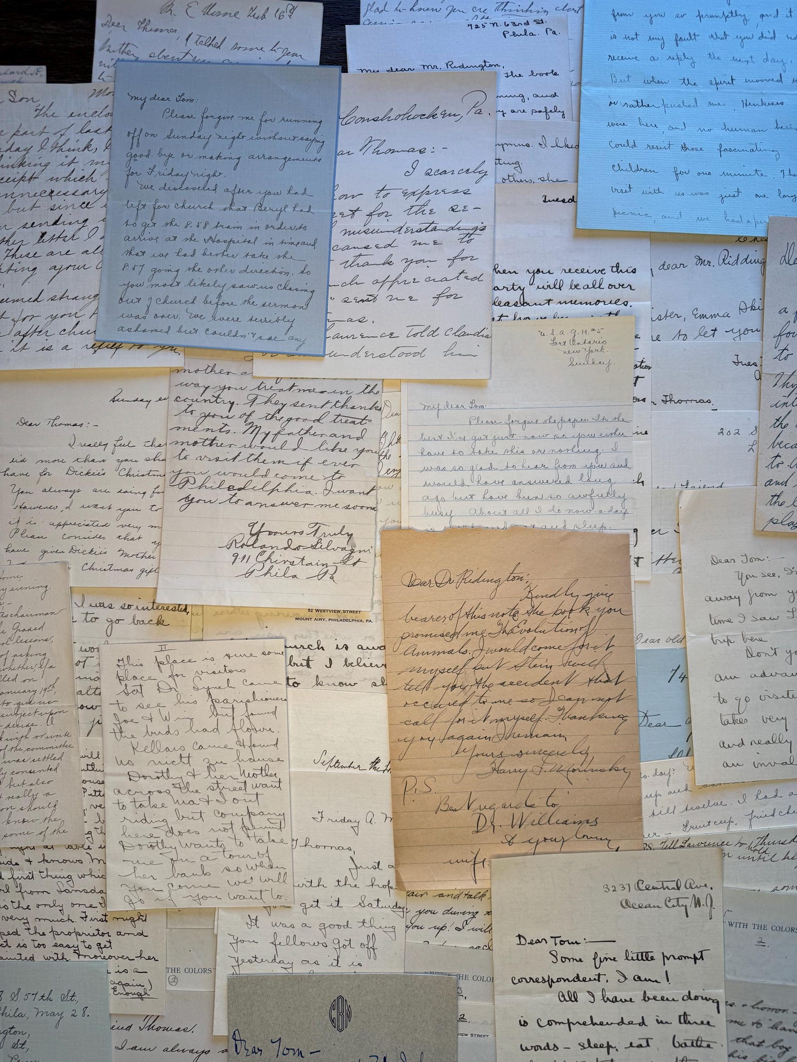 Grab Bag Bundle of 1920s Handwritten Letters for Junk Journaling ...