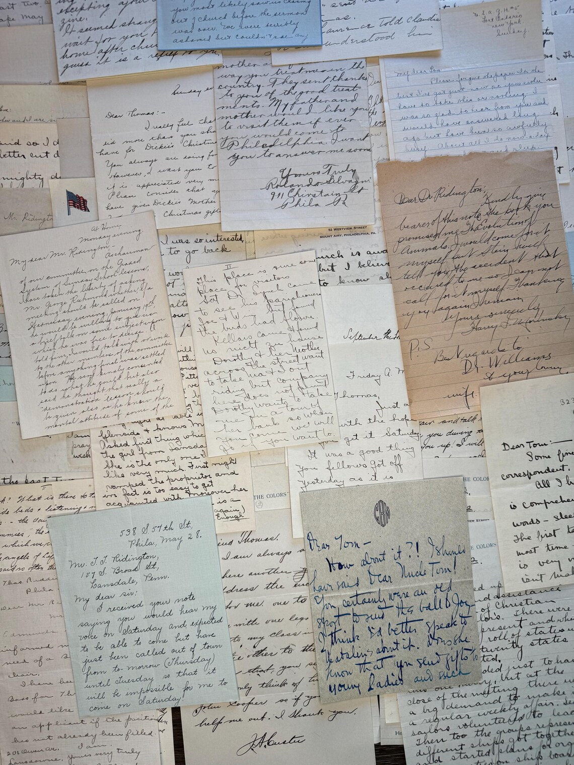 Grab Bag Bundle of 1920s Handwritten Letters for Junk Journaling ...