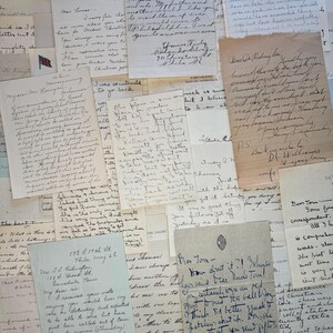 Grab Bag Bundle of 1920s Handwritten Letters for Junk Journaling ...