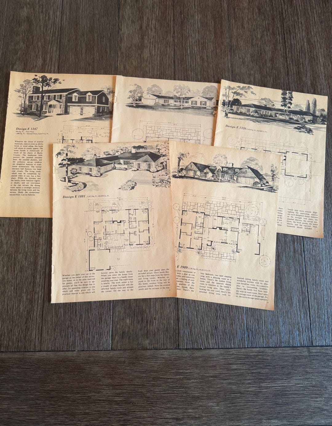 1968 Home Plan Magazine Bundle: Vintage Ephemera for Collage - Etsy
