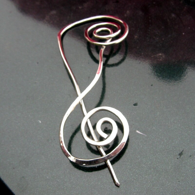 Wire Shawl Pin - Etsy