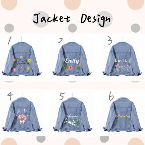 Personalized Jean Jackets Women Embroidered Denim Jackets for Best ...