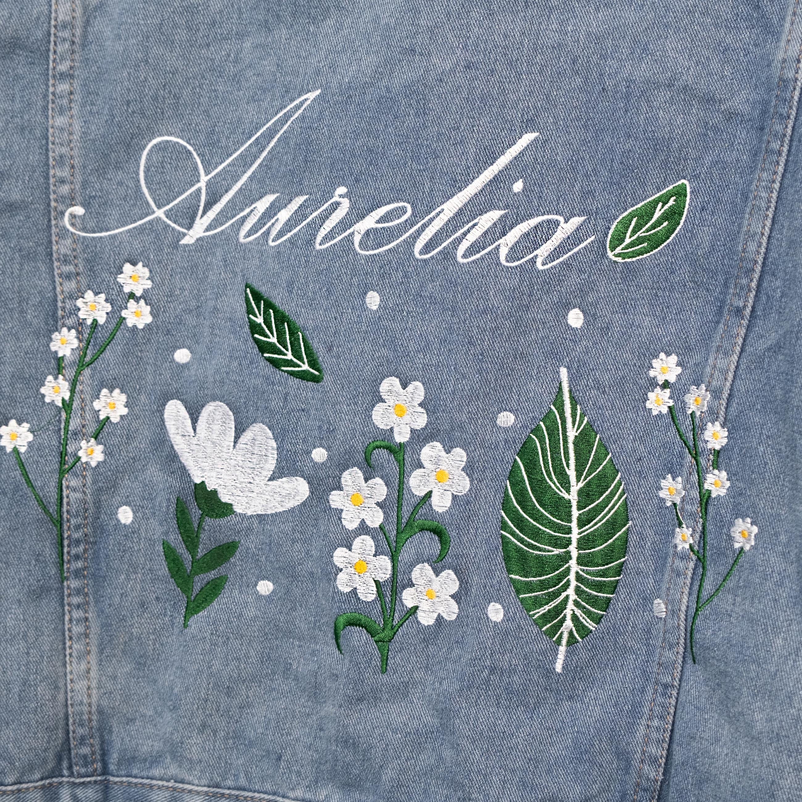 Personalized Jean Jackets Women Embroidered Denim Jackets for Best ...