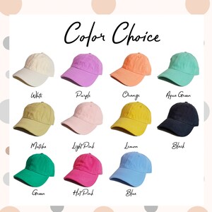 Personalized Kids Baseball Cap Hand Embroidered Caps With Name Toddler ...