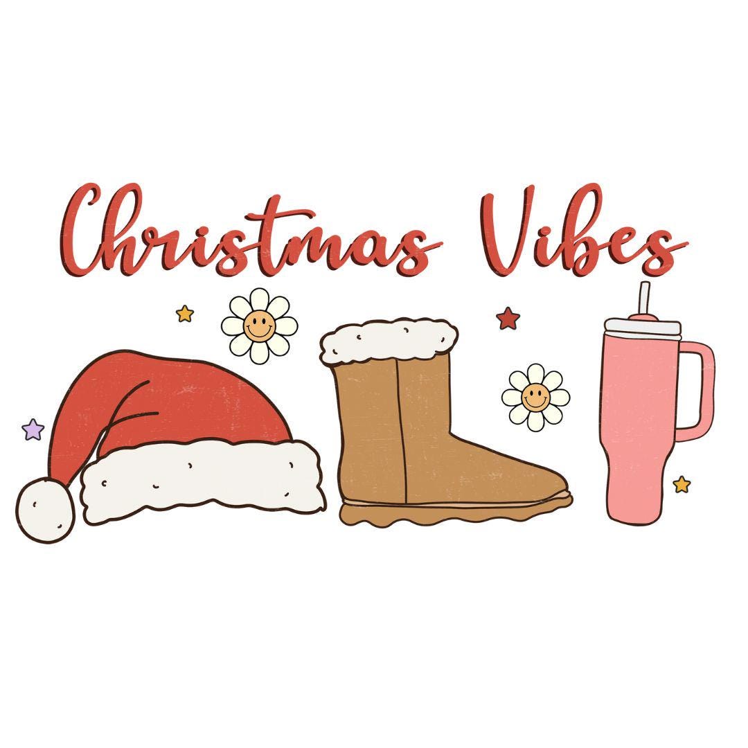 Christmas Vibes Digital File Bundle - Etsy
