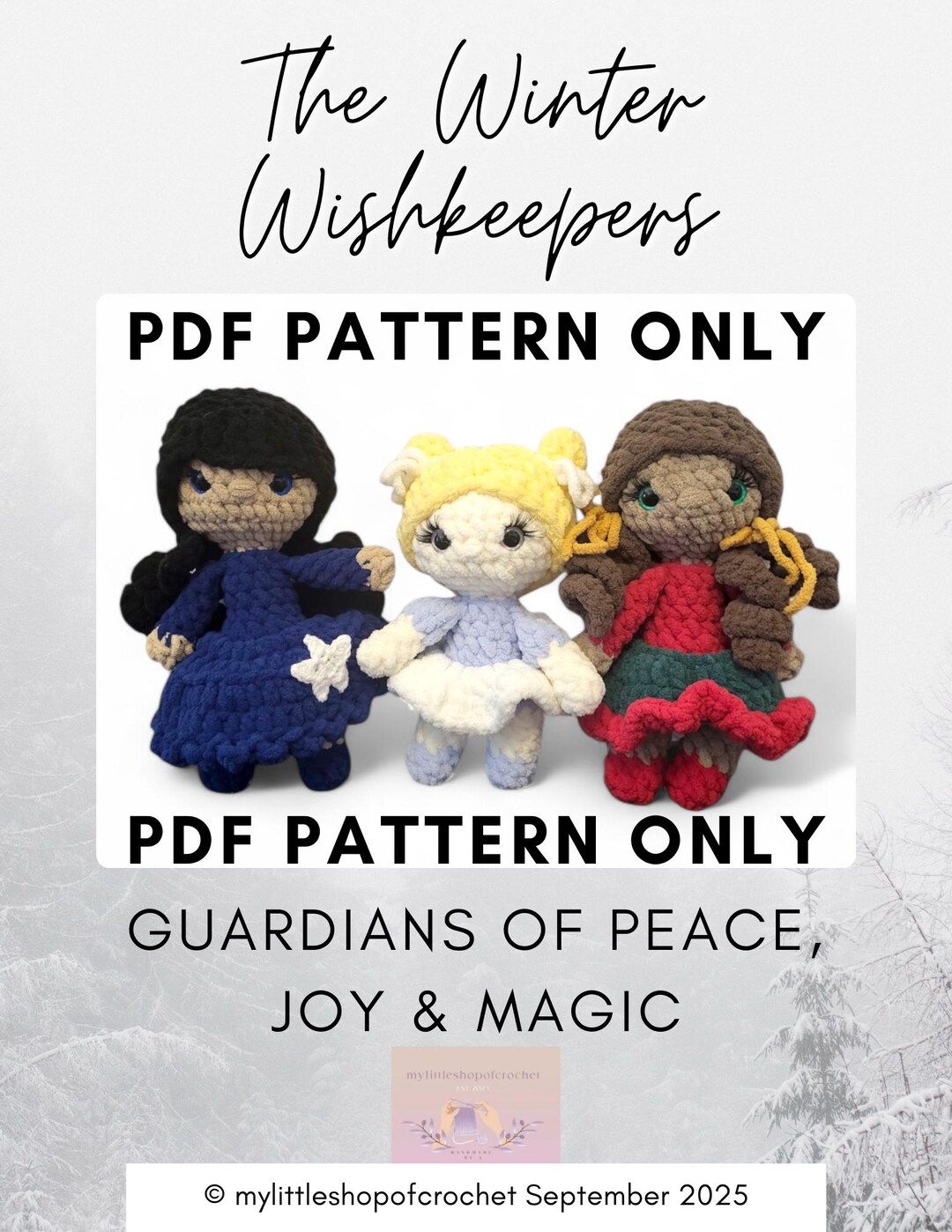 Winter Wishkeepers Collection Crochet PDF Pattern ONLY by ...