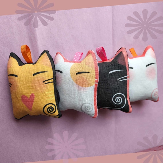 Kawaii Small Square Chonky Cat Plushies - Etsy