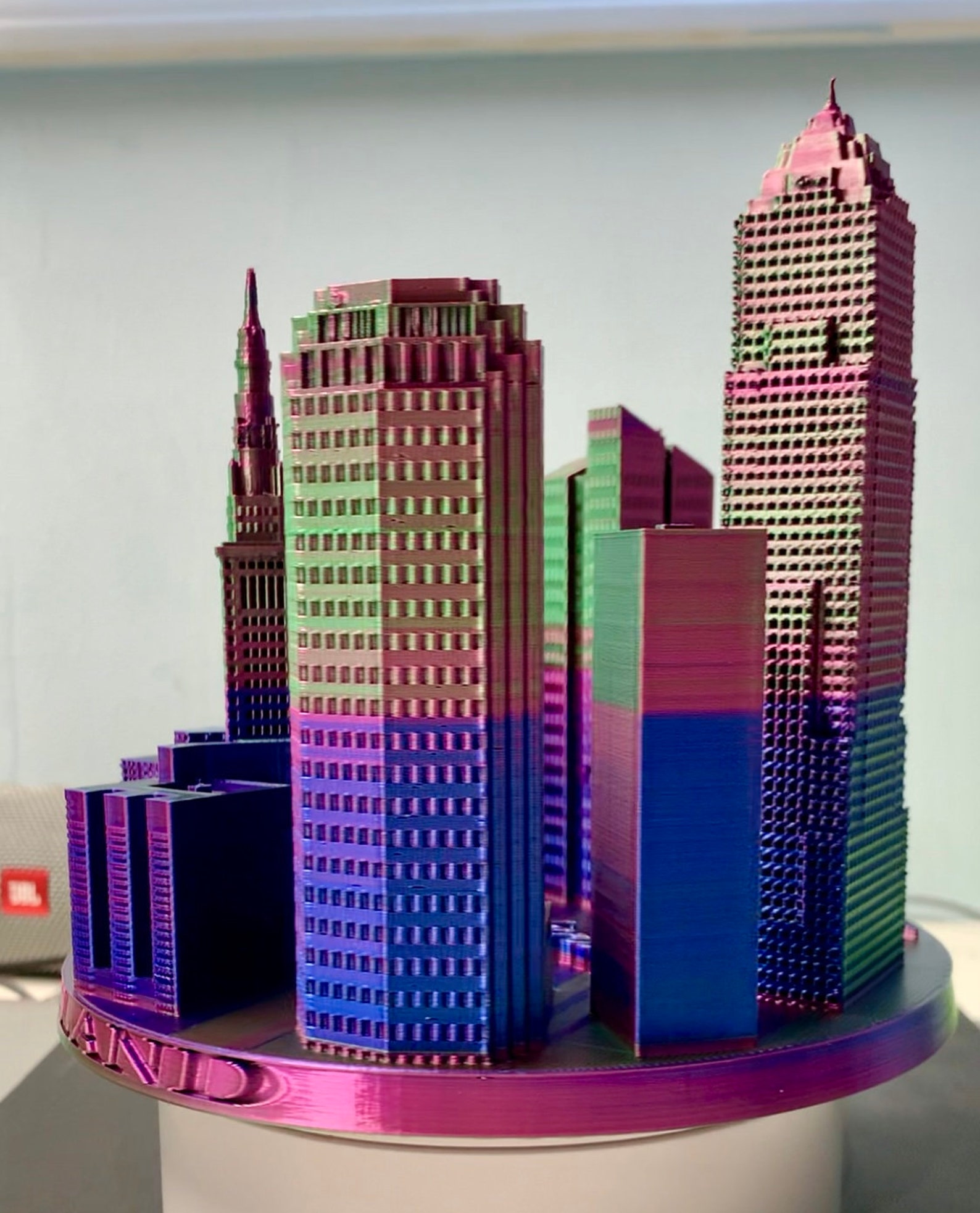 Cleveland Skyline Cityscape 3d Miniature Model - Etsy