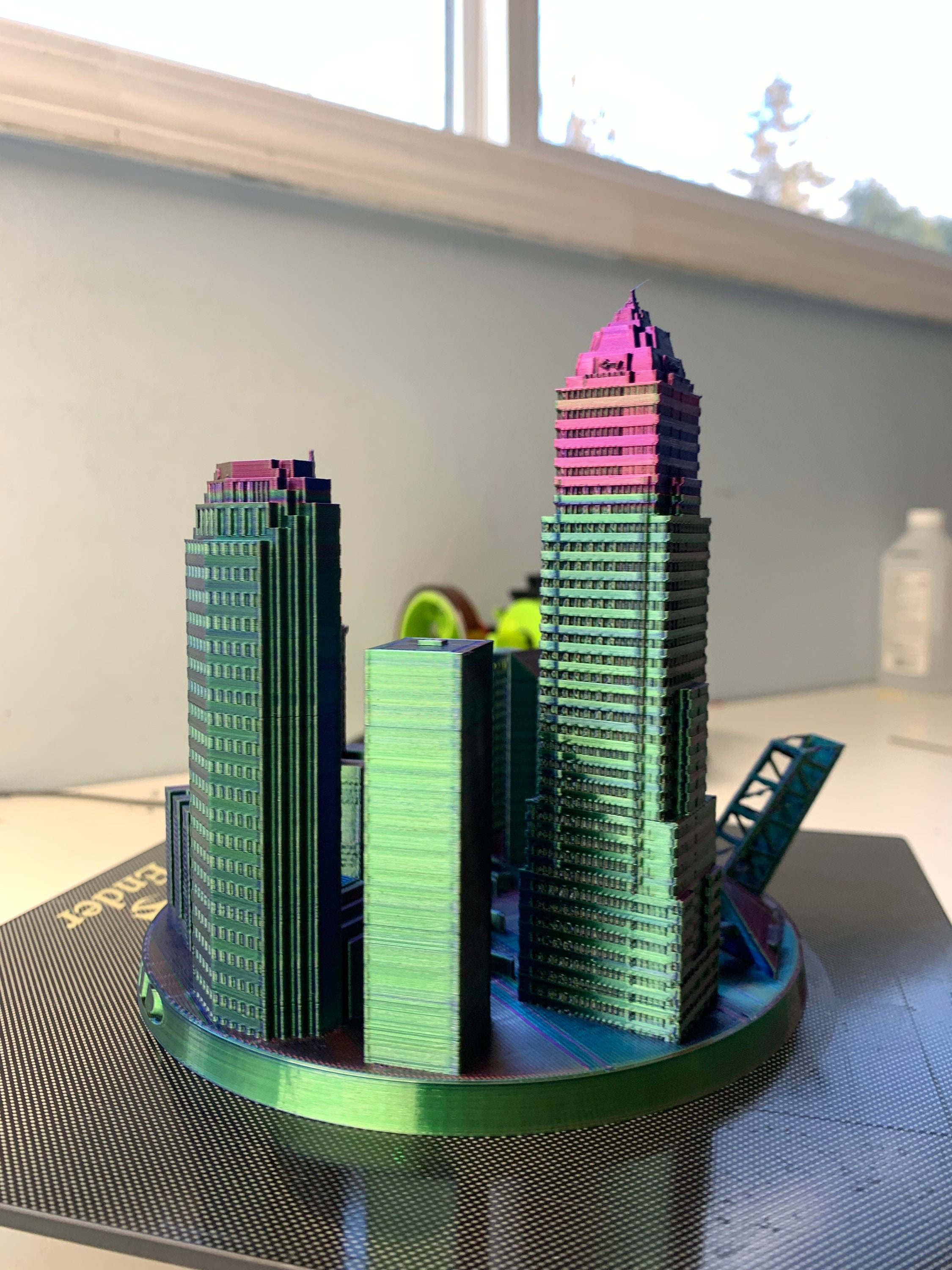 Cleveland Skyline Cityscape 3d Miniature Model - Etsy