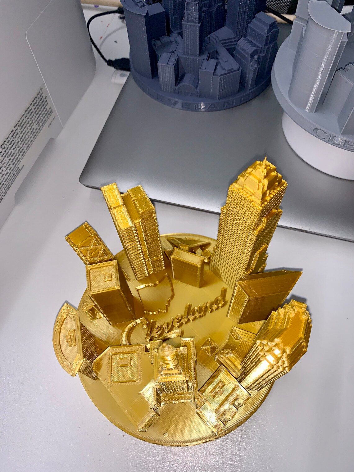 Cleveland Skyline 3D Model Desktop NEW 2024 Sherwin Williams World ...