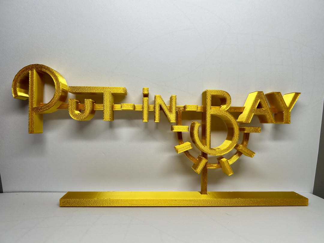 Put in Bay Sign: 3D Desktop Display, Lake Erie Souvenir - Etsy