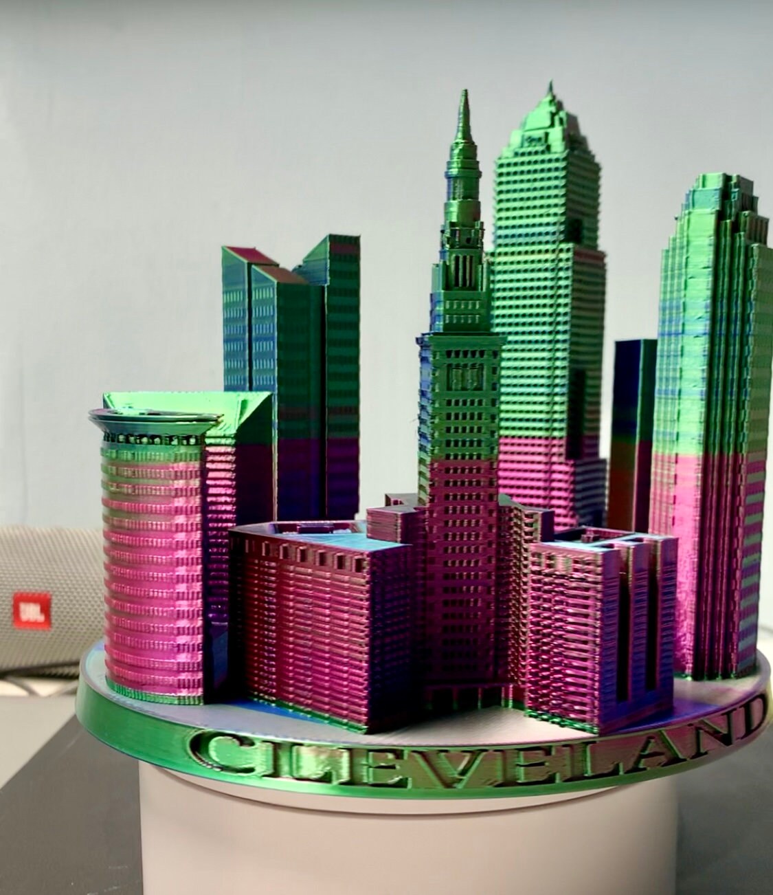 Cleveland Skyline Cityscape 3d Miniature Model - Etsy