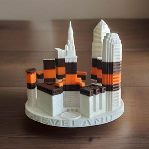 Cleveland Skyline 3D Model Desktop NEW 2024 Sherwin Williams World ...