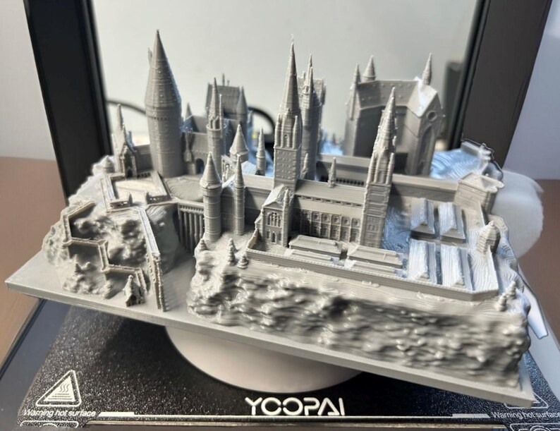 Hogwarts Castle 3D Model: Harry Potter Desktop Decoration (6”x 8.5” - Etsy