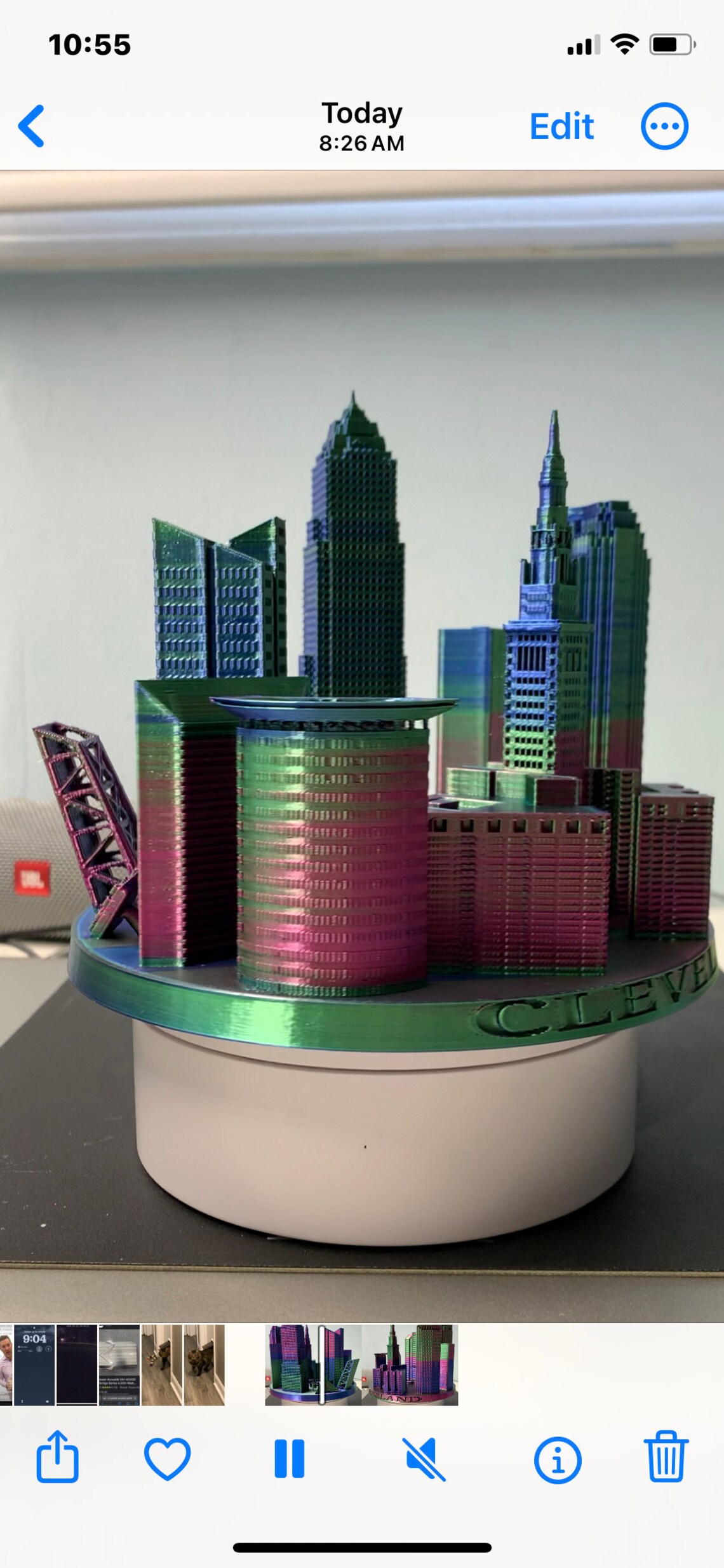 Cleveland Skyline Cityscape 3d Miniature Model - Etsy