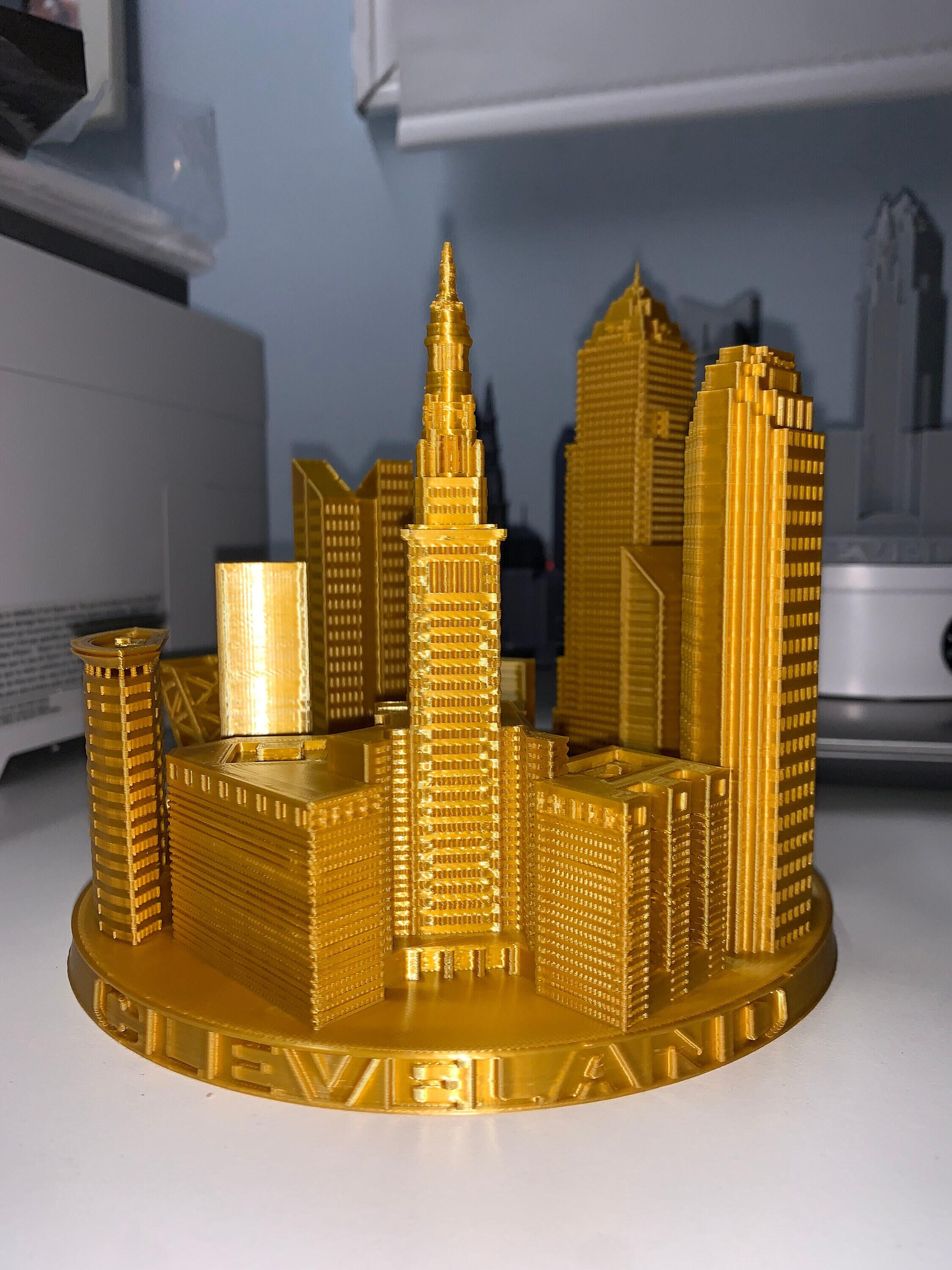 Cleveland Skyline 3D Model Desktop NEW 2024 Sherwin Williams World ...