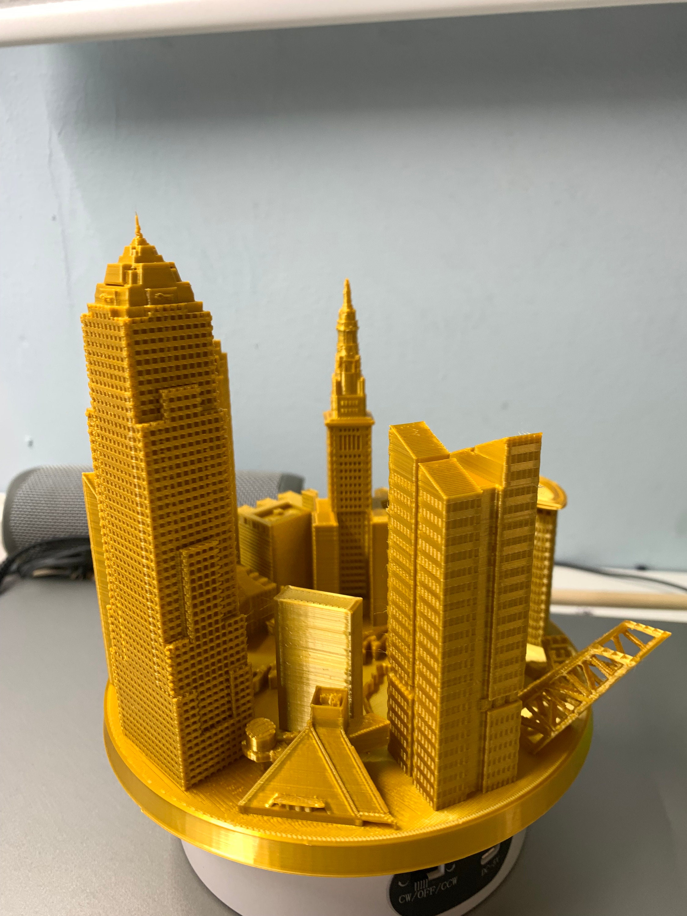 Cleveland Skyline 3D Model Desktop NEW 2024 Sherwin Williams World ...