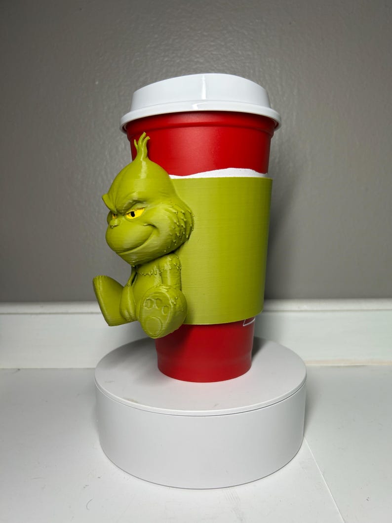 Grinch Cup Sleeve for Starbucks, Insulated Drink Cover - Etsy