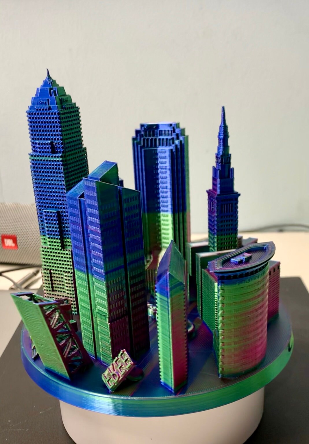 Cleveland Skyline Cityscape 3d Miniature Model - Etsy