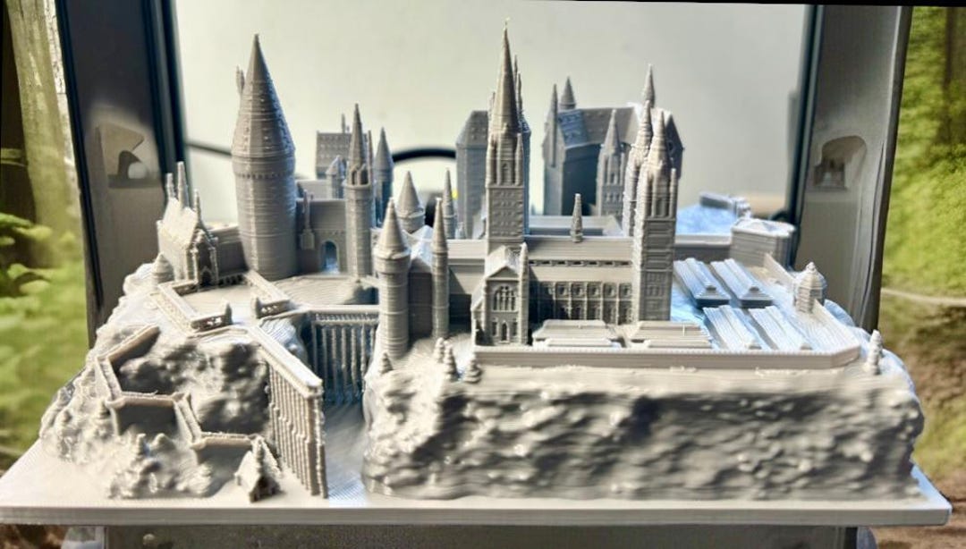 Harry Potter Hogwarts Castle 3d Model Desktop Display Decoration Highly Detailed School of ...