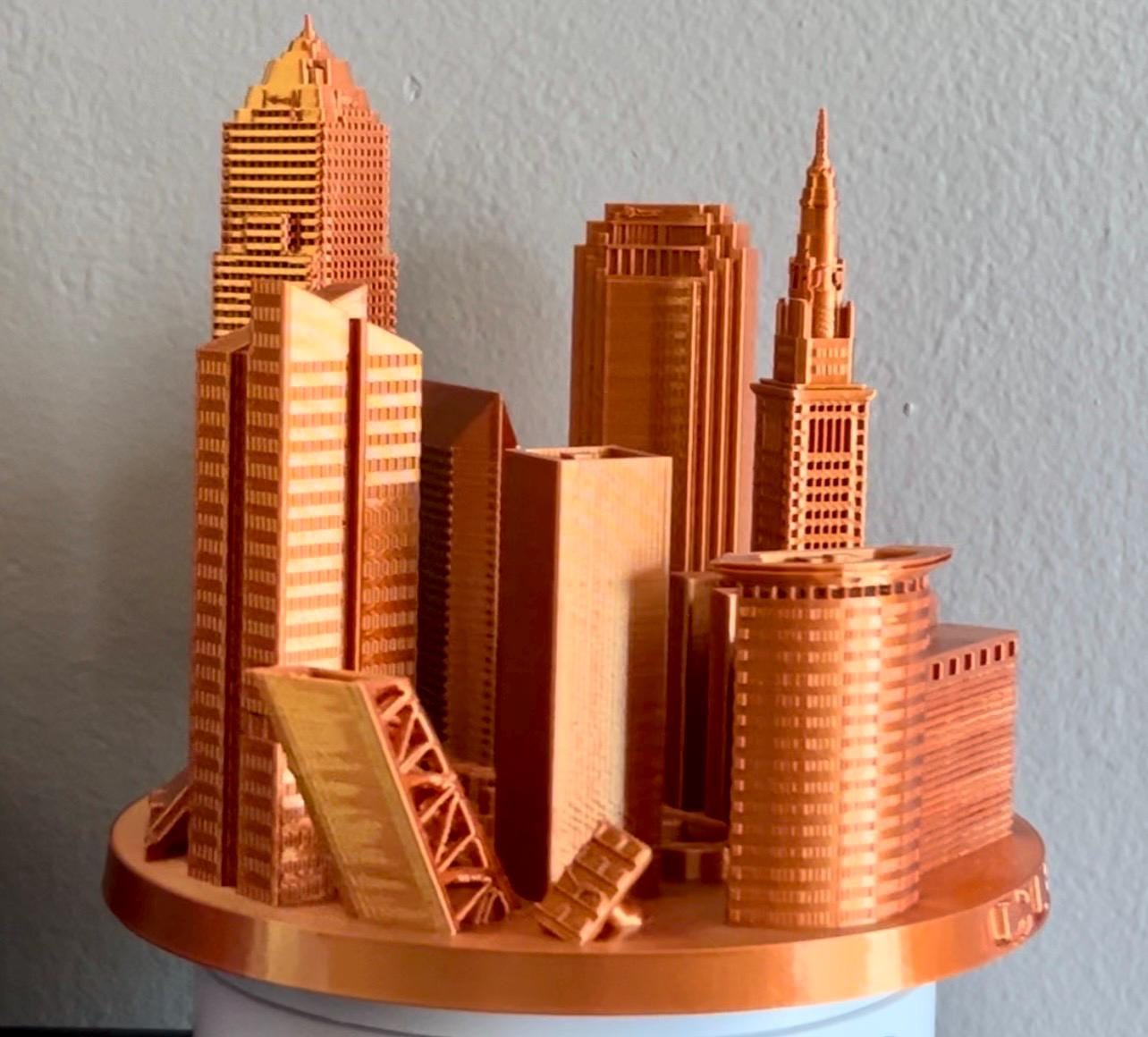 Cleveland Skyline 3D Model Desktop NEW 2024 Sherwin Williams World ...