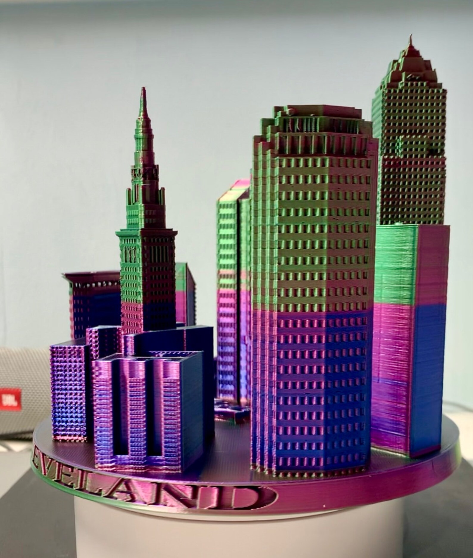 Cleveland Skyline Cityscape 3d Miniature Model - Etsy
