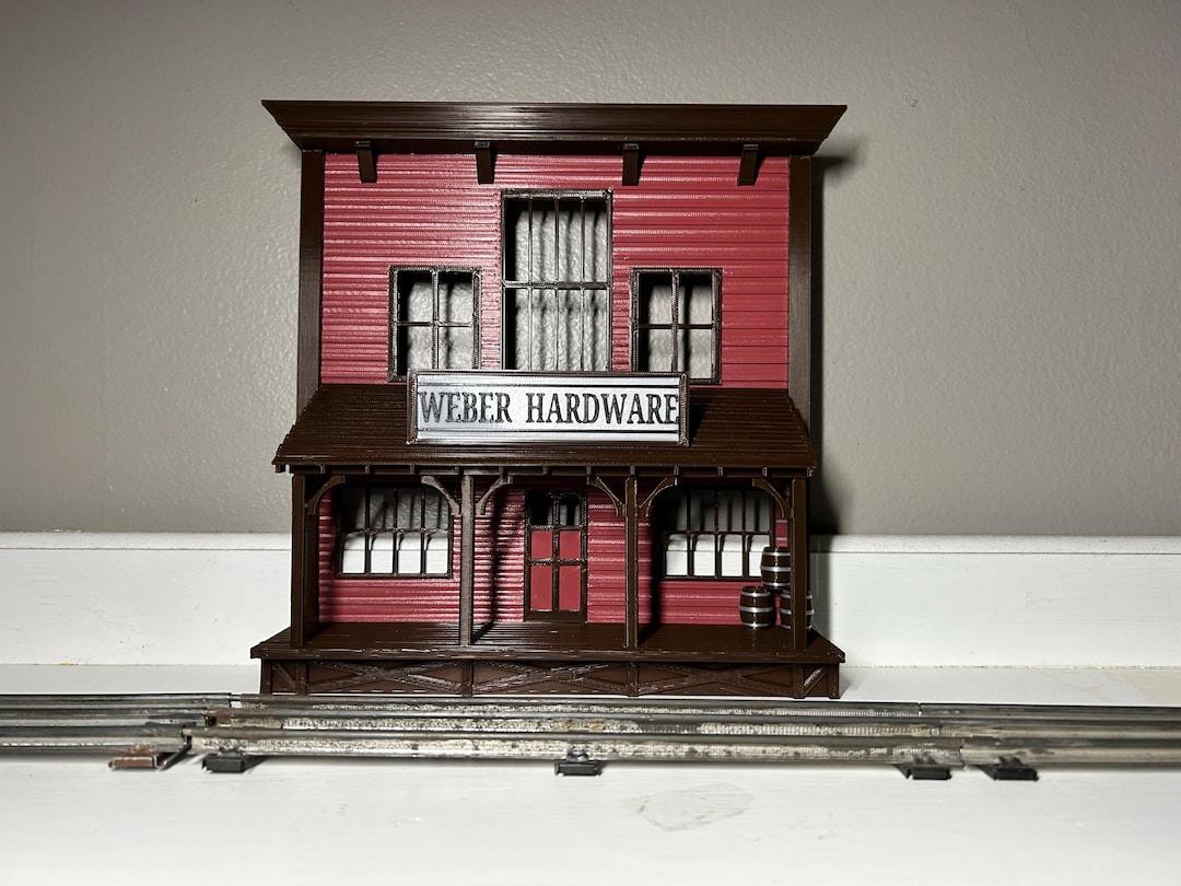 Personalized O Scale Train Store Facade: General Store or Hardware - Etsy