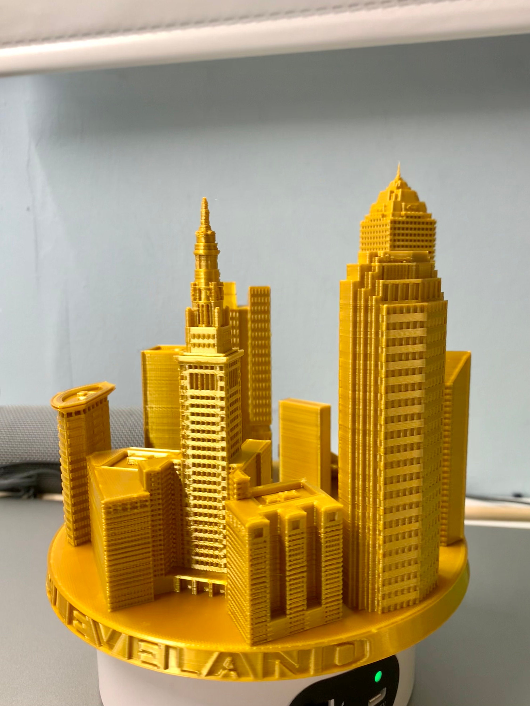 Cleveland Skyline 3D Model Desktop NEW 2024 Sherwin Williams World ...