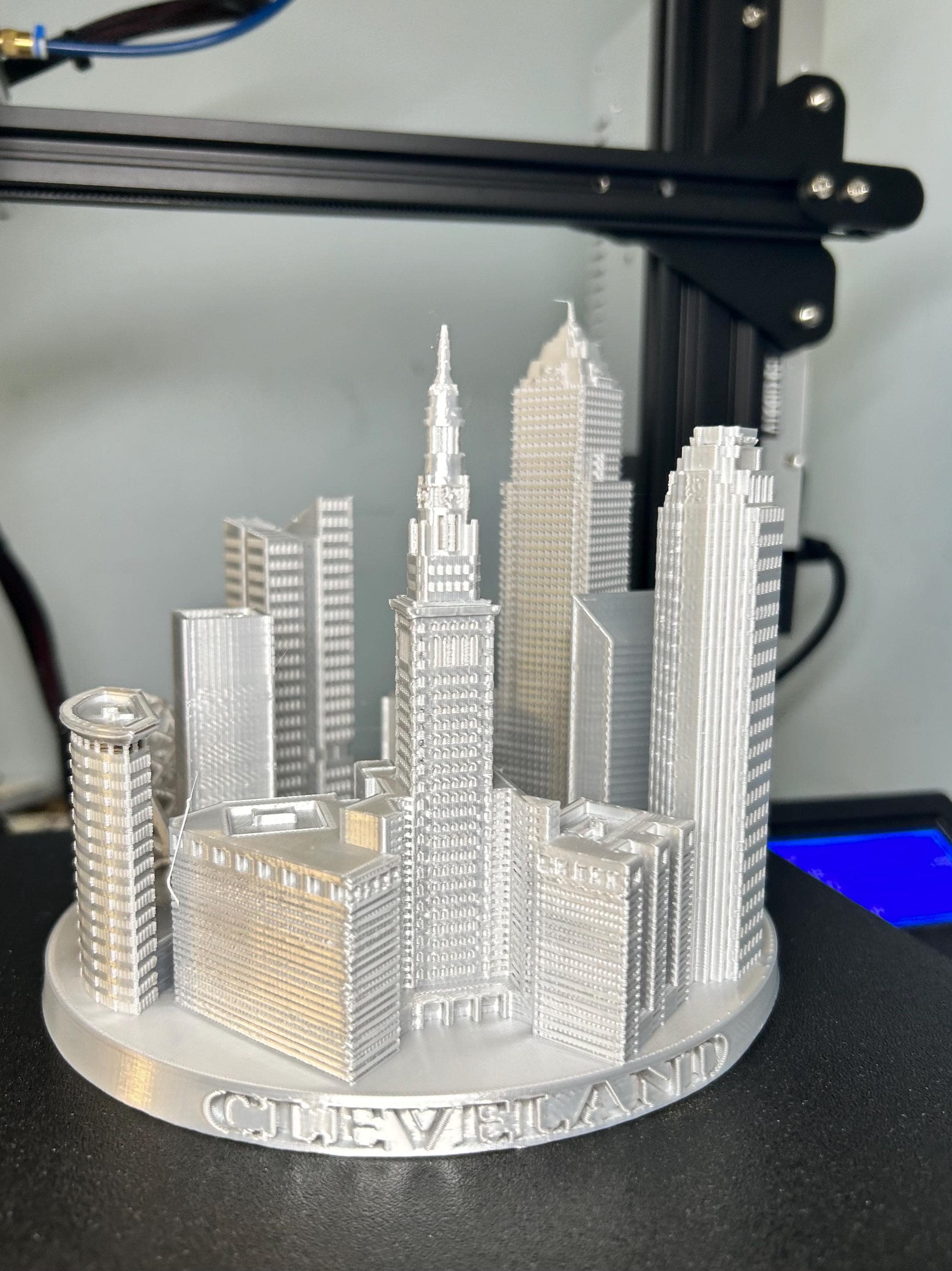 Cleveland Skyline 3D Model Desktop NEW 2024 Sherwin Williams World ...