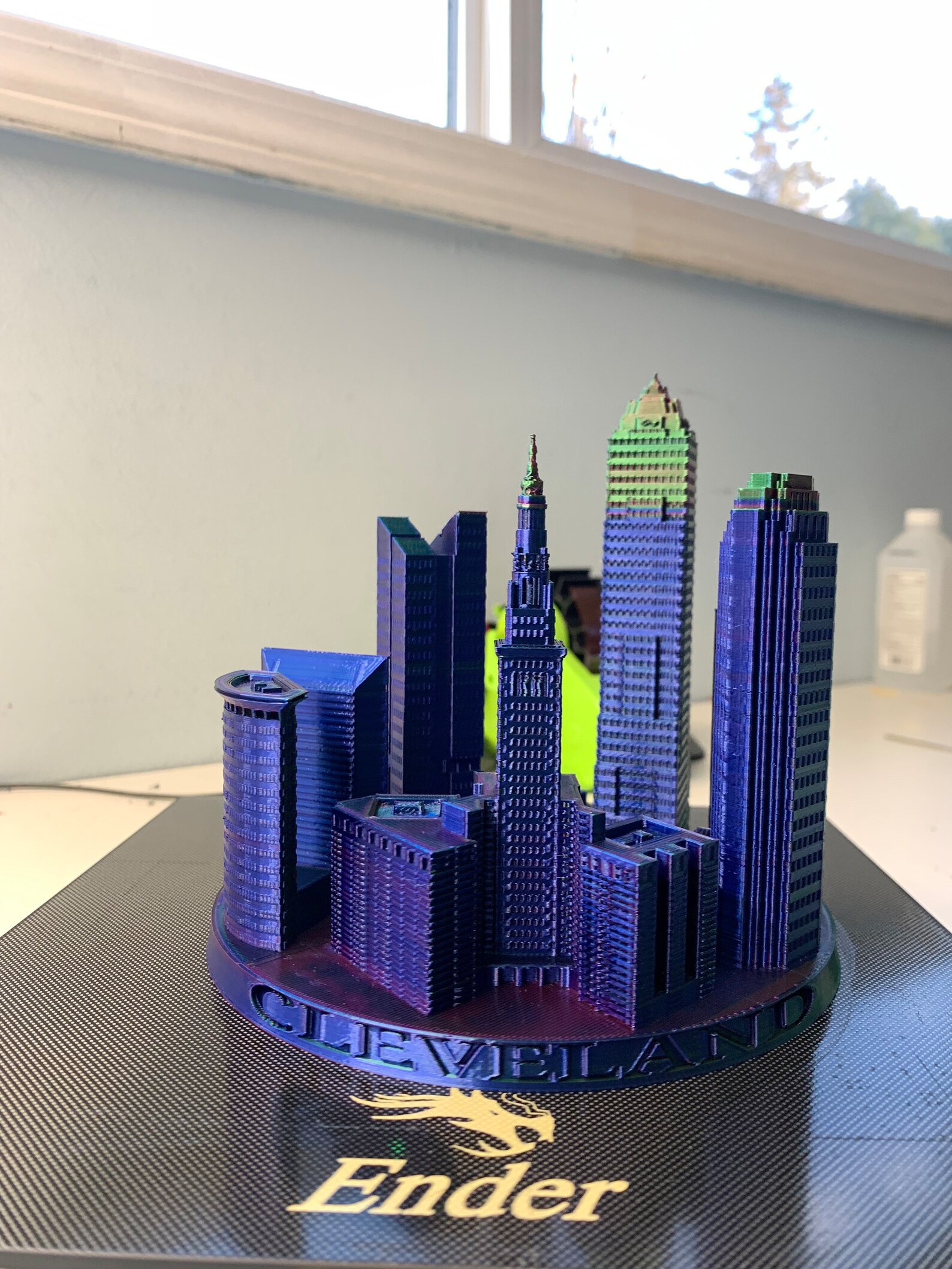 Cleveland Skyline Cityscape 3d Miniature Model - Etsy
