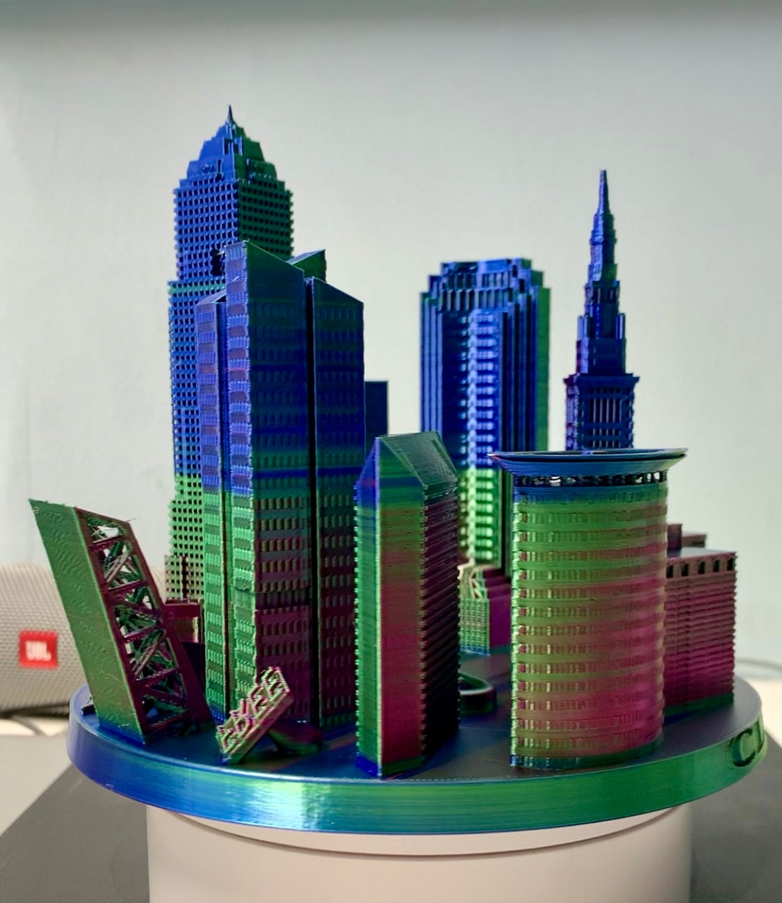 Cleveland Skyline Cityscape 3d Miniature Model - Etsy