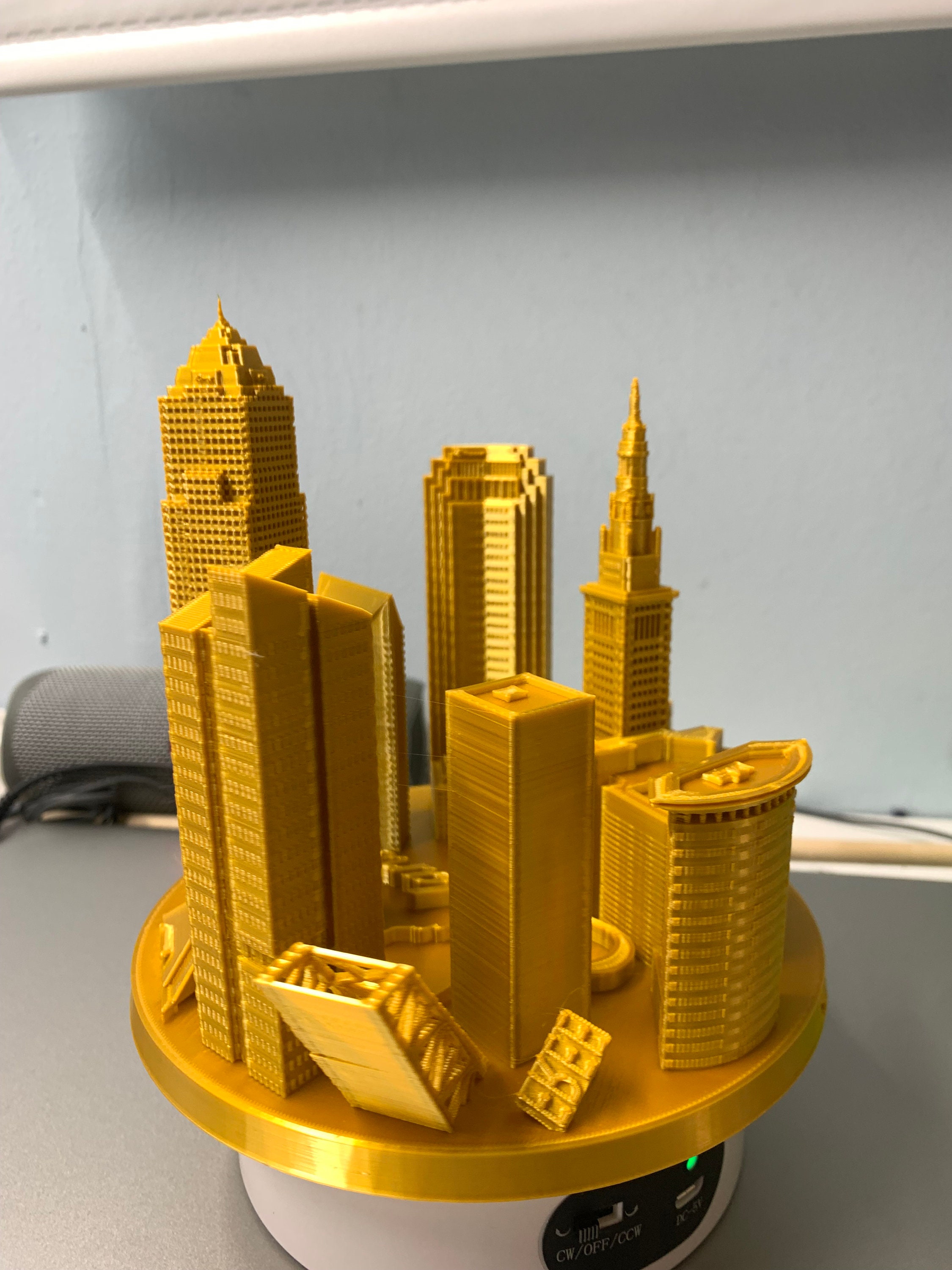 Cleveland Skyline 3D Model Desktop NEW 2024 Sherwin Williams World ...