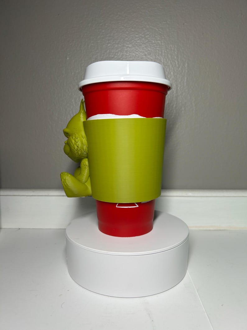 Grinch Cup Sleeve for Starbucks, Insulated Drink Cover - Etsy
