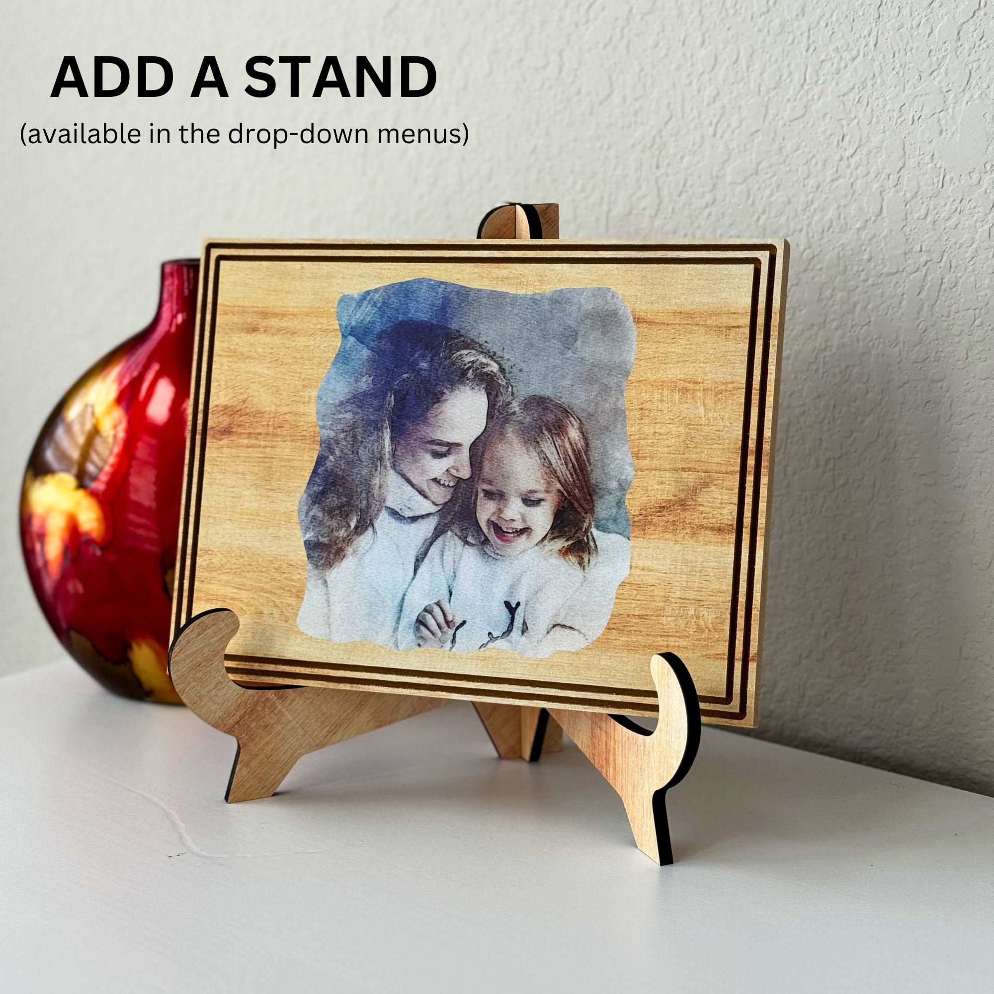 Custom Family Picture Portraits With Watercolor, Christmas Gifts for ...