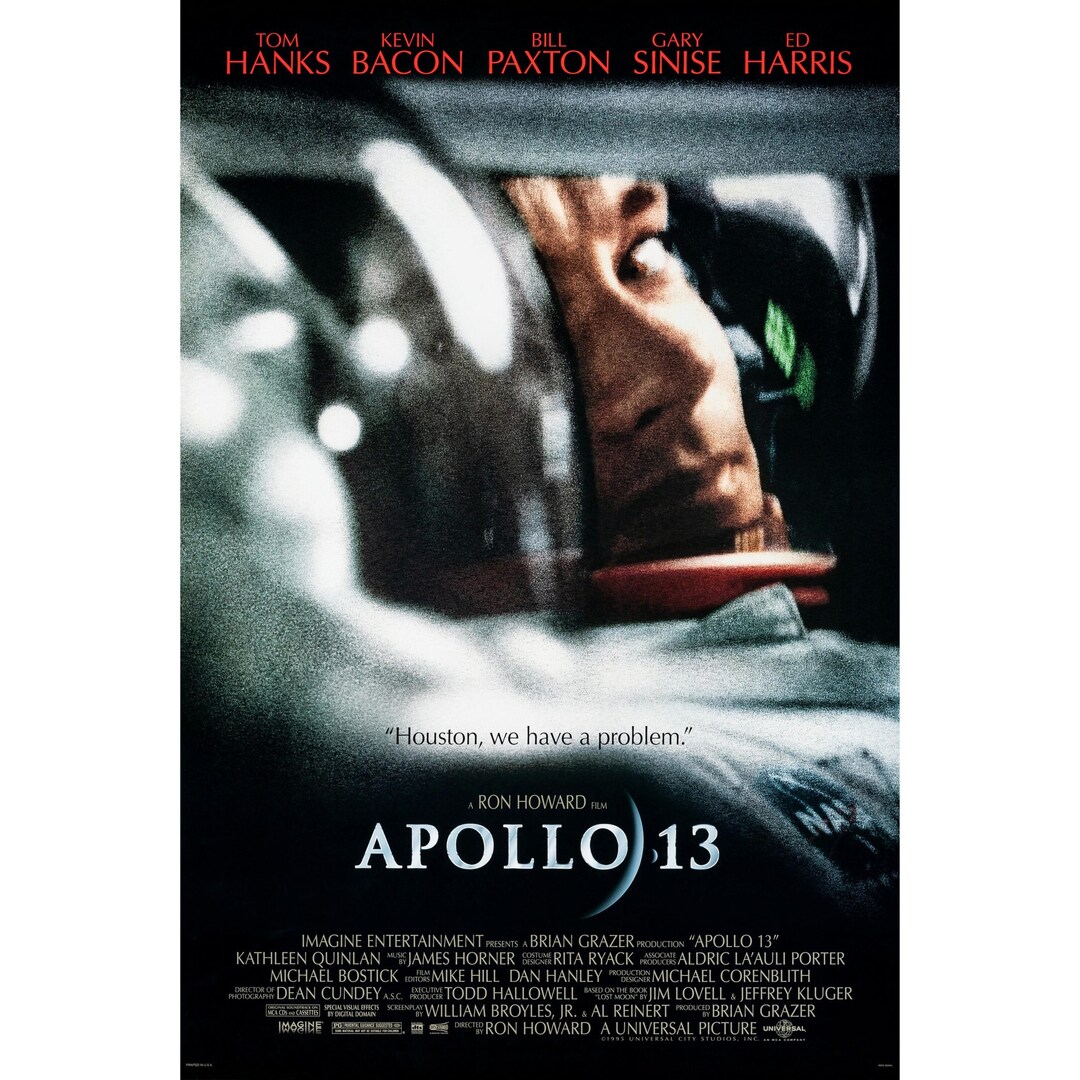 Apollo 13 1995 Movie Poster HD Print Highest Quality Professional Matte ...